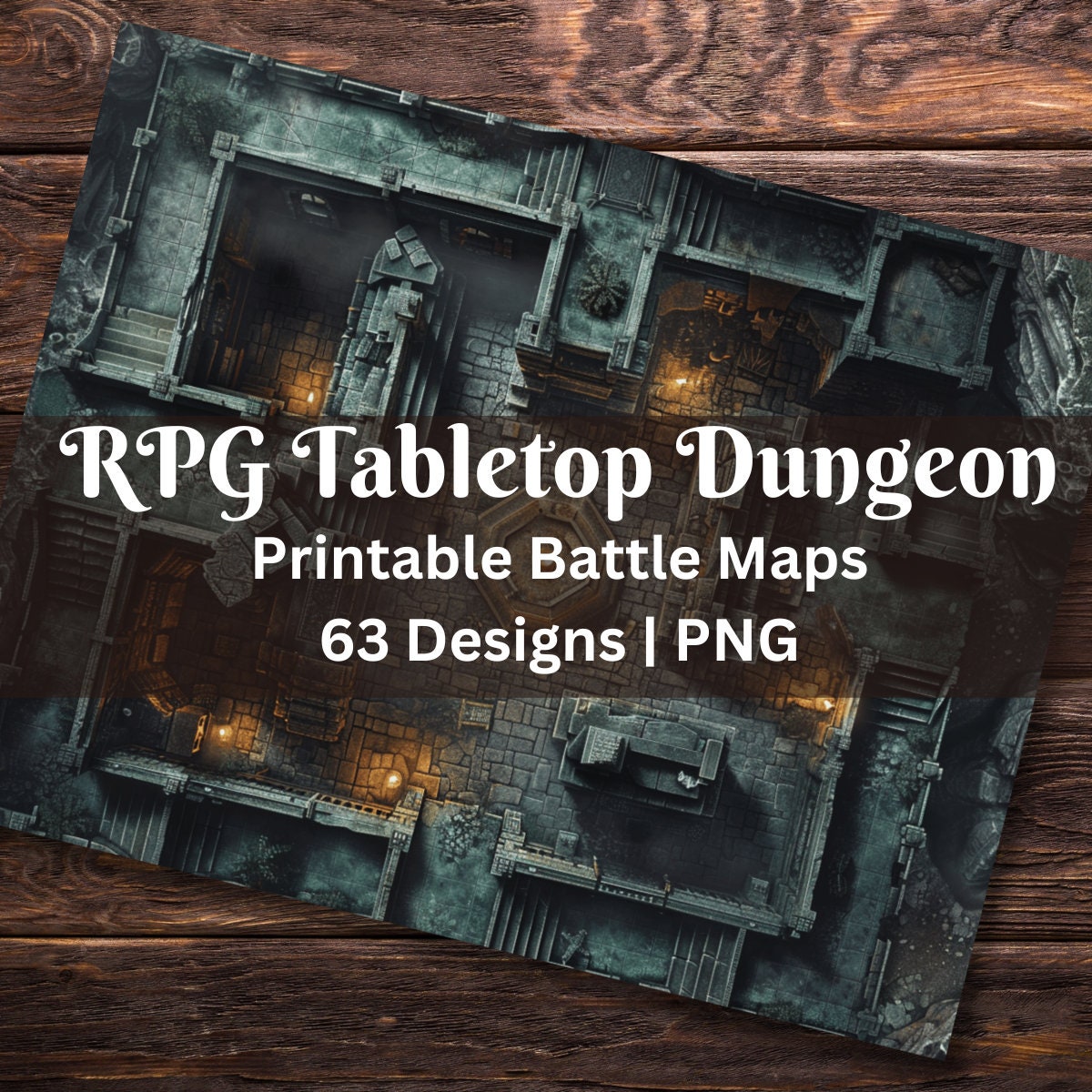 RPG Dungeon Printable Maps Tabletop Games Battle Maps Game Master ...