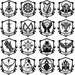 Role Playing Game Class Insignia Emblem SVG PNG Pack | Tabletop Gaming ...
