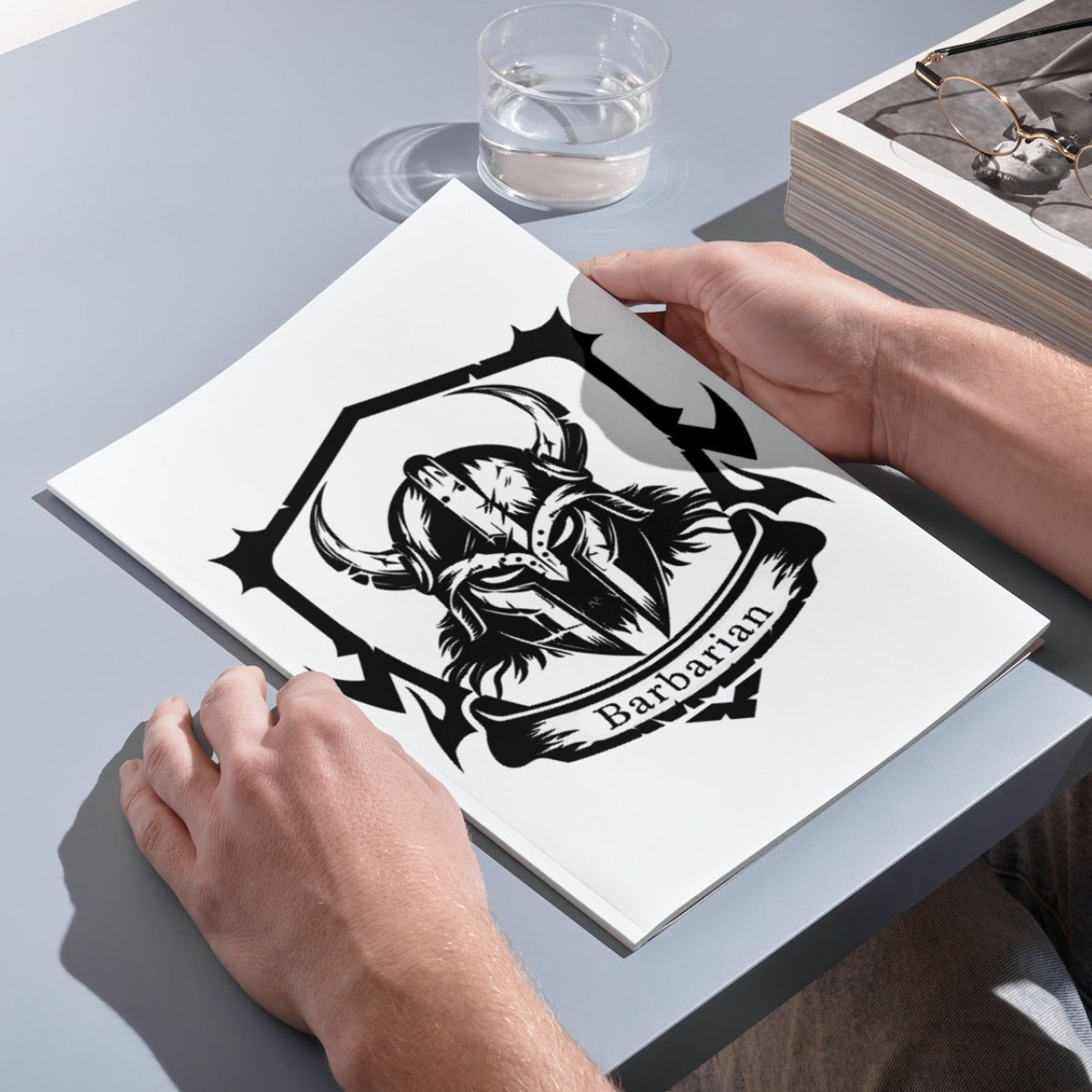 Role Playing Game Class Insignia Emblem SVG PNG Pack Tabletop Gaming ...