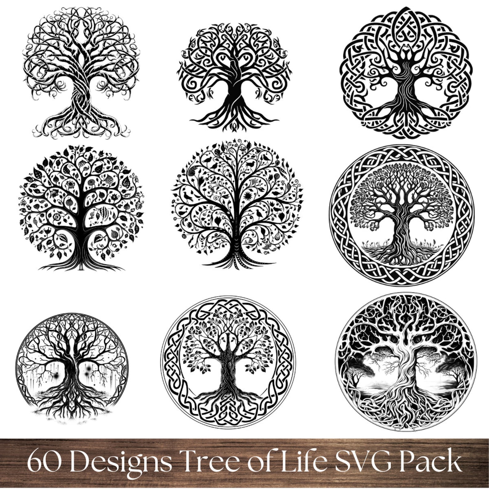 Tree of Life SVG PNG Mega Pack | Celtic Tree Cliparts Bundle ...