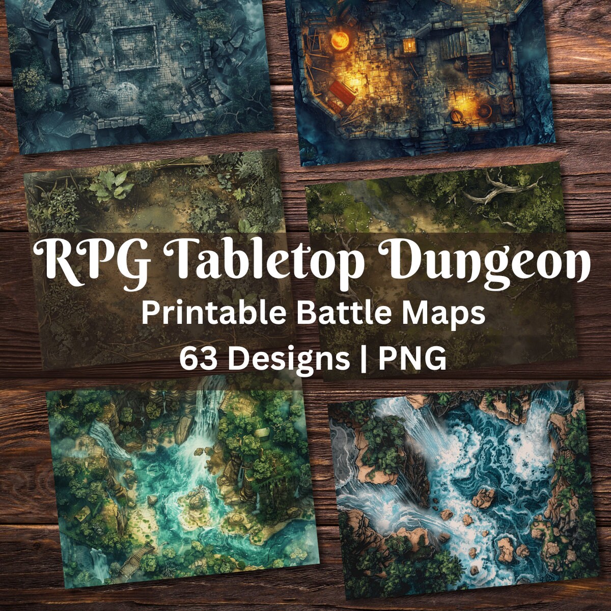 RPG Dungeon Printable Maps Tabletop Games Battle Maps Game Master ...