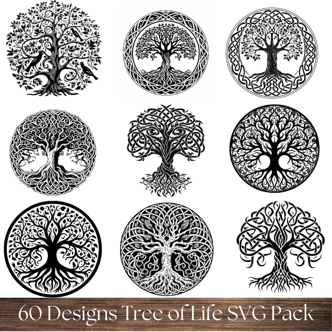 Tree of Life SVG PNG Mega Pack | Celtic Tree Cliparts Bundle ...