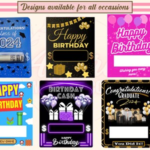 Christmas Money Holder Bundle, PNG File, Money Card , Money Holder Gift ...