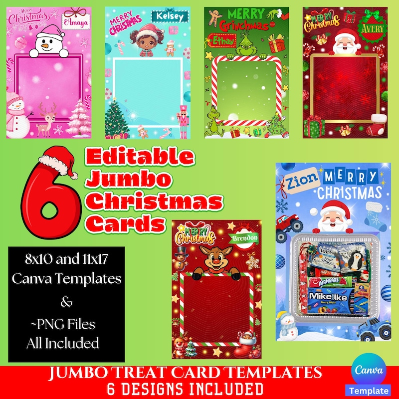 Jumbo Treat Cards Png - Etsy