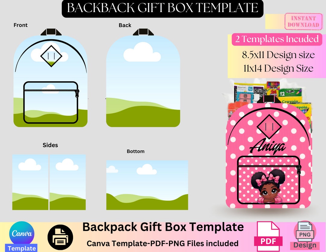 Backpack Gift Box, Designer Handbag Gift Box, Back to School Gift Box ...