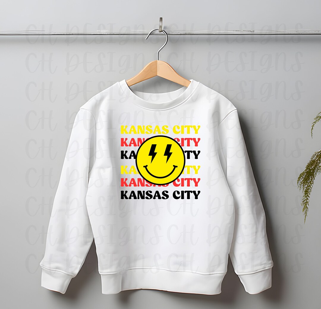 Kansas City Chiefs, Smiley Face, Football, Digital Download - Etsy