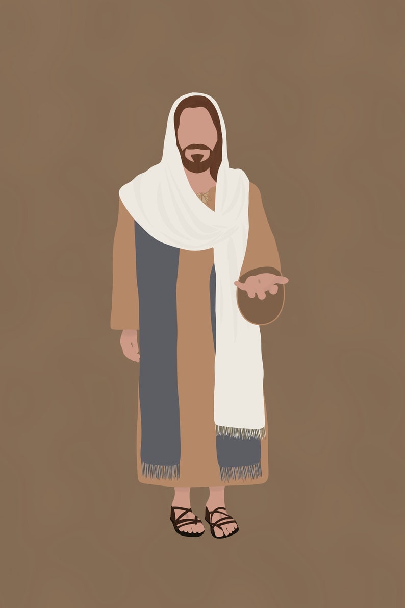 Faceless Photo of Jesus Christ Instant Digital Download - Etsy