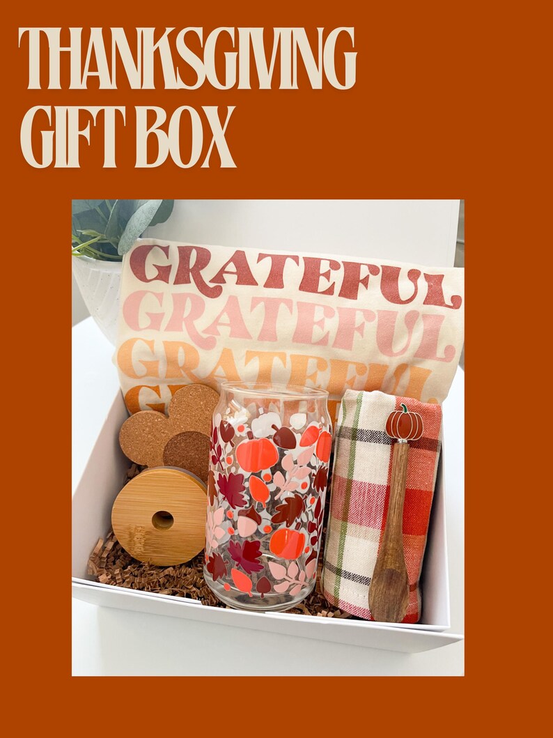 Thanksgiving Gift Box Holiday Gift Idea Birthday Gift for Friend ...