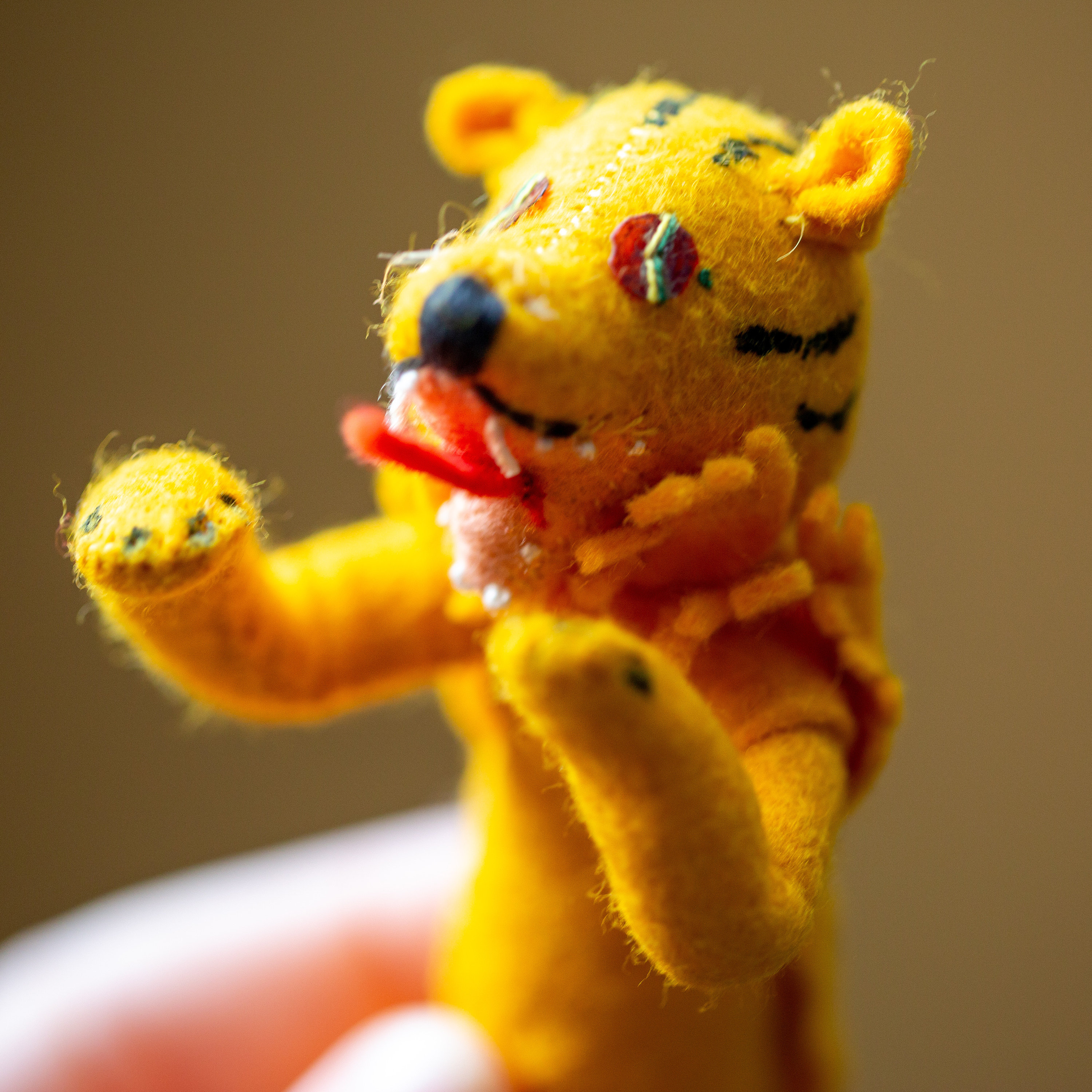 Vintage BAPS Tiger Doll: 1950s German Felt Figure by Edith Von Arps - Etsy