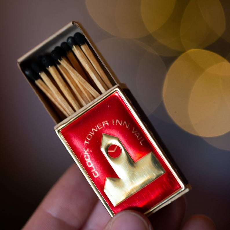 Vintage Matchbook Collection, Count of 150, Unique Retro Logos of the ...