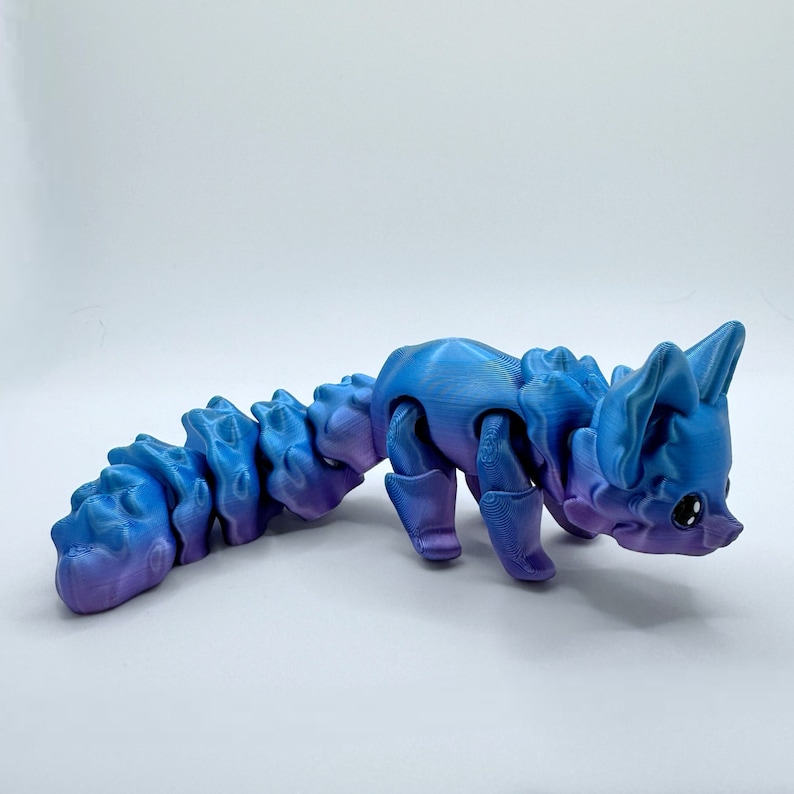 3D Printed Articulated Fox - Etsy