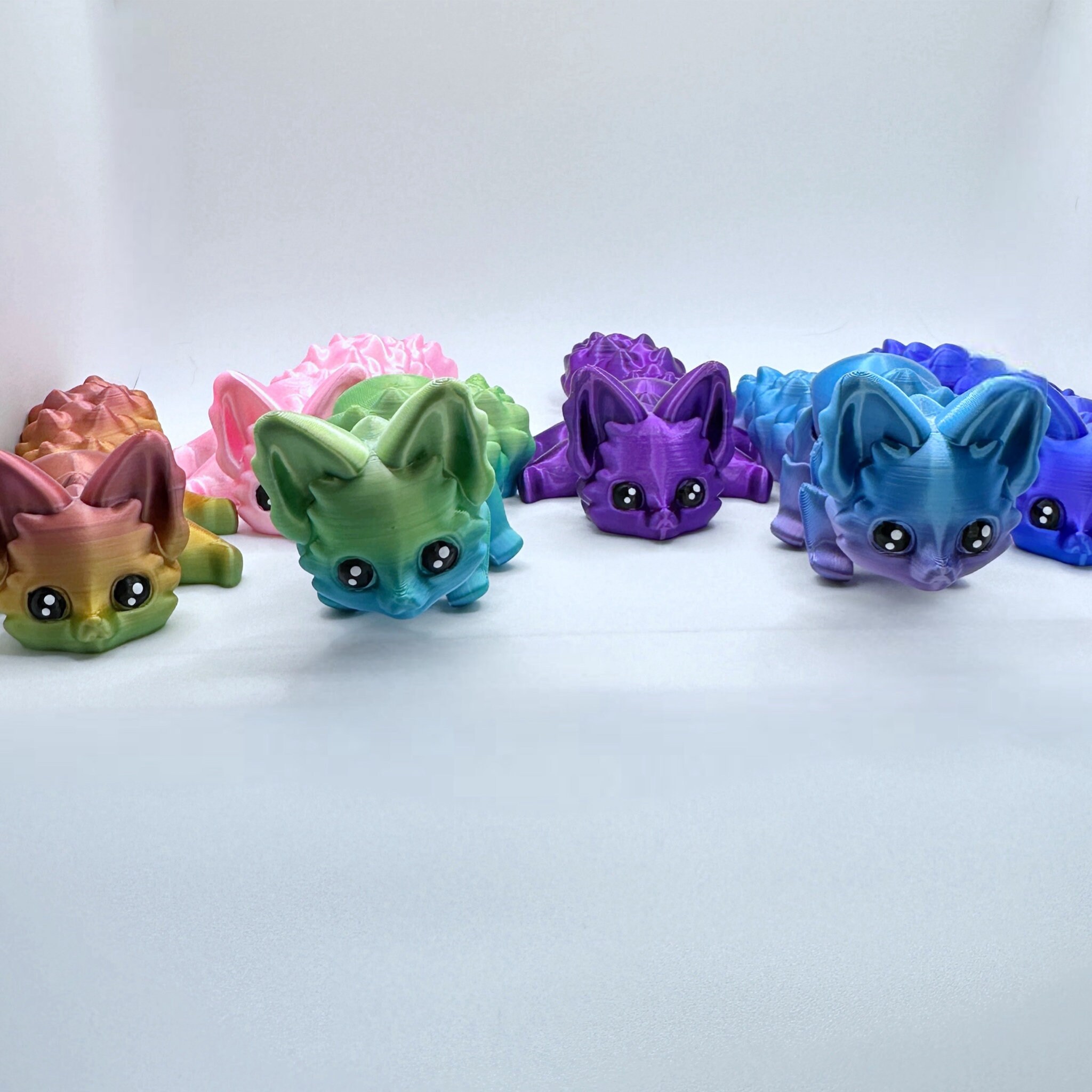 3D Printed Articulated Fox - Etsy