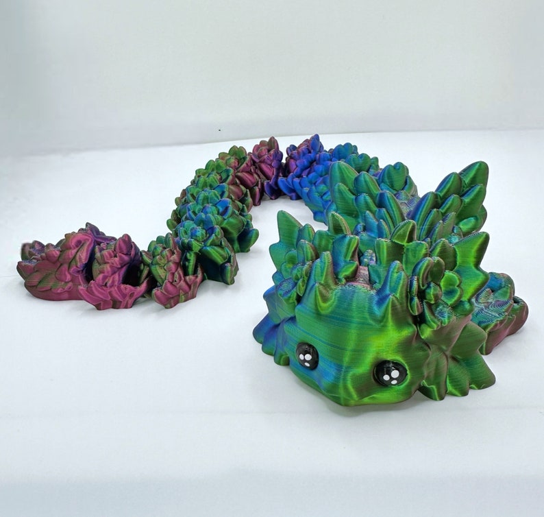 Kosha- 3D Printed Axolotl Dragon - Etsy