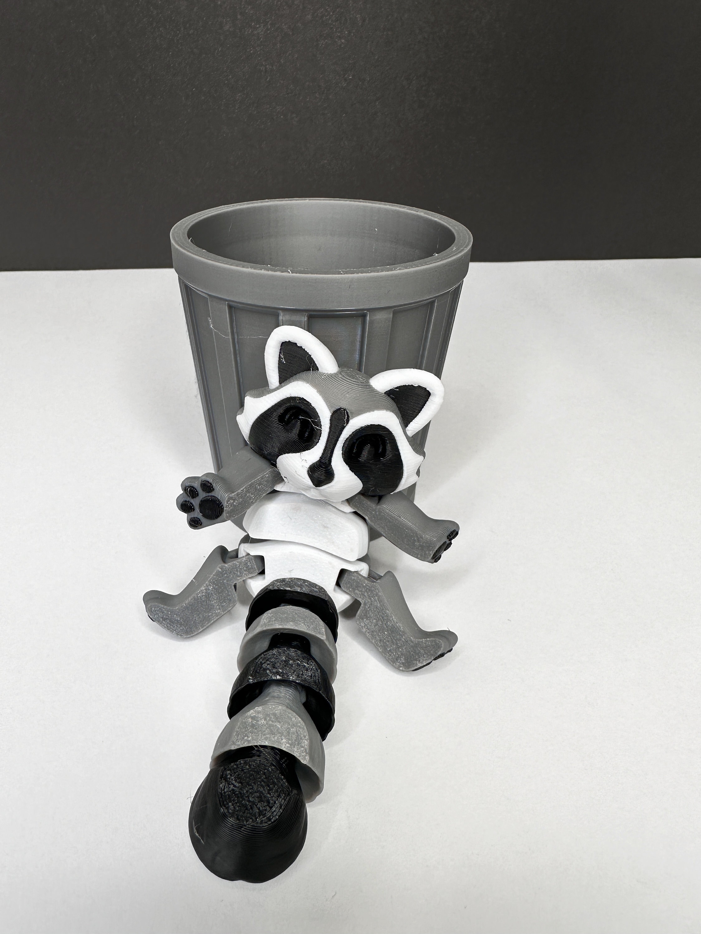 3D Printed Raccoon Trash Panda - Etsy
