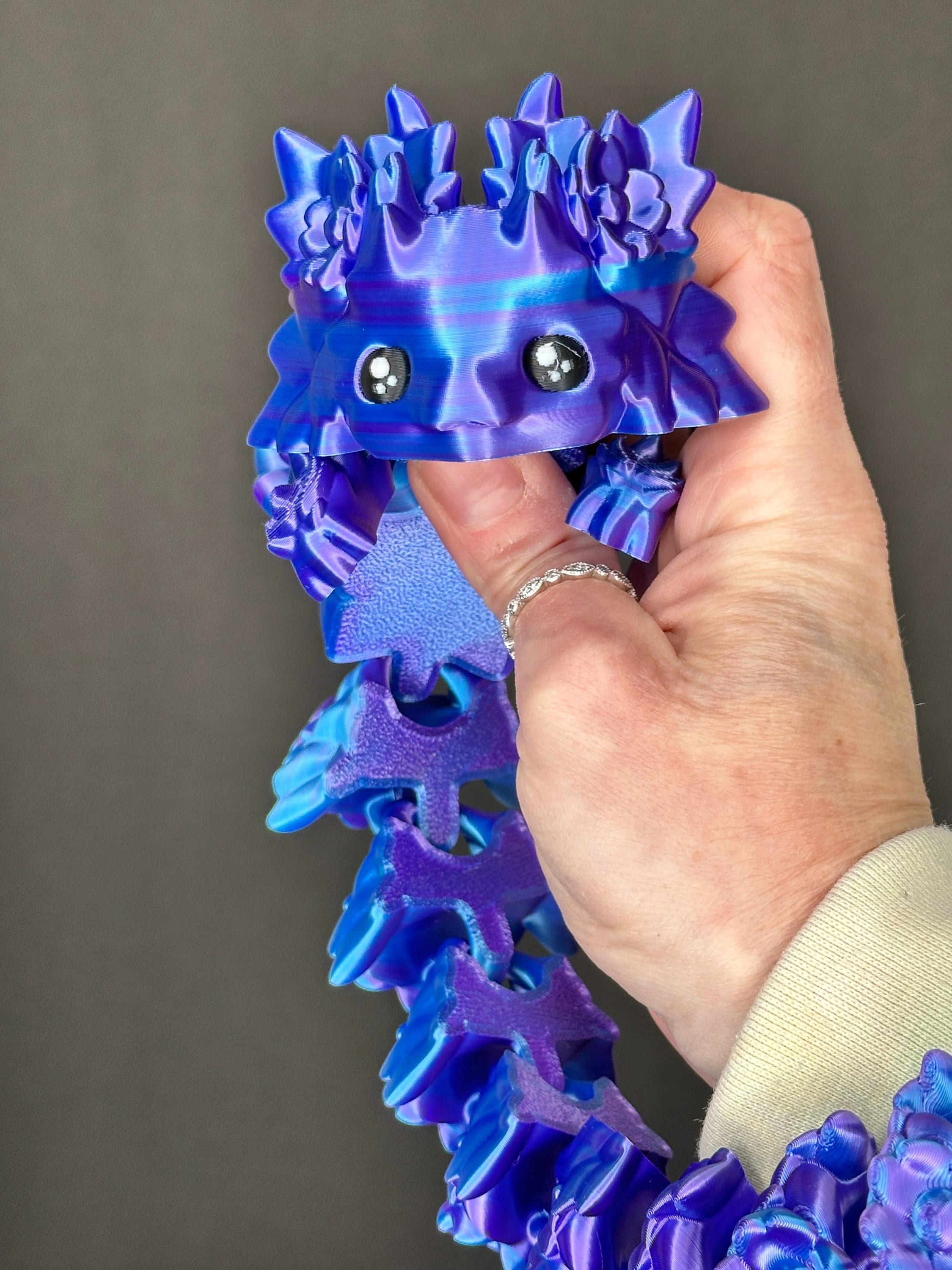 Kosha 3D Printed Axolotl Dragon - Etsy