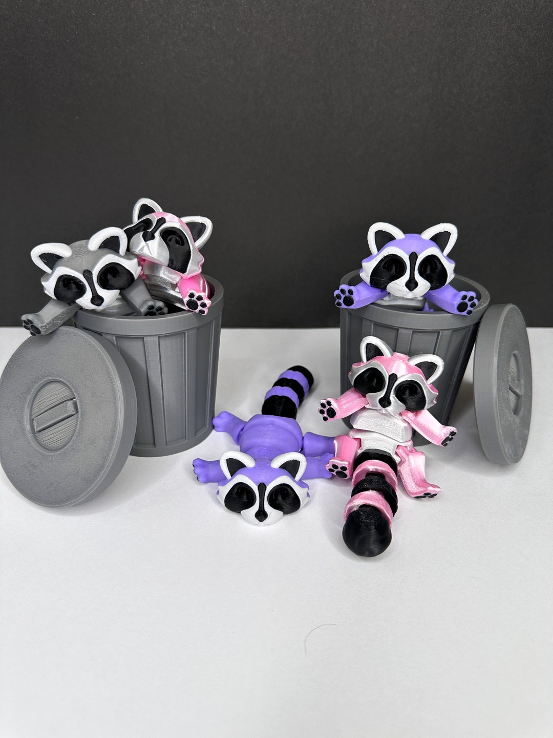 3D Printed Raccoon Trash Panda - Etsy