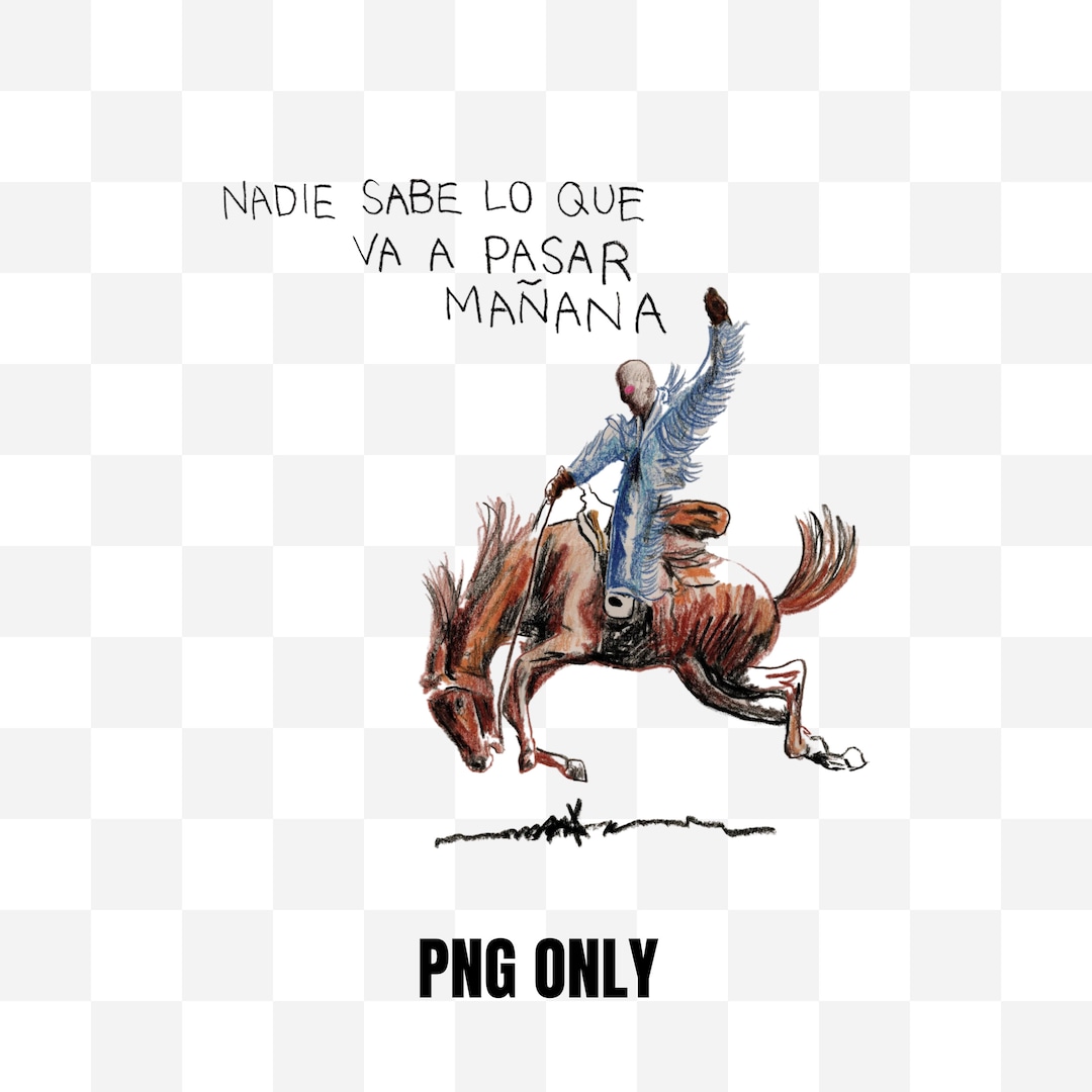 Bad Bunny New Album Cover Nadie Sabe Lo Que Va a Pasar Mañana Png ...