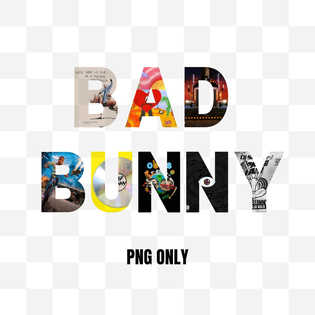 Bad Bunny Albums Png, Sublimation and Dtf - Etsy