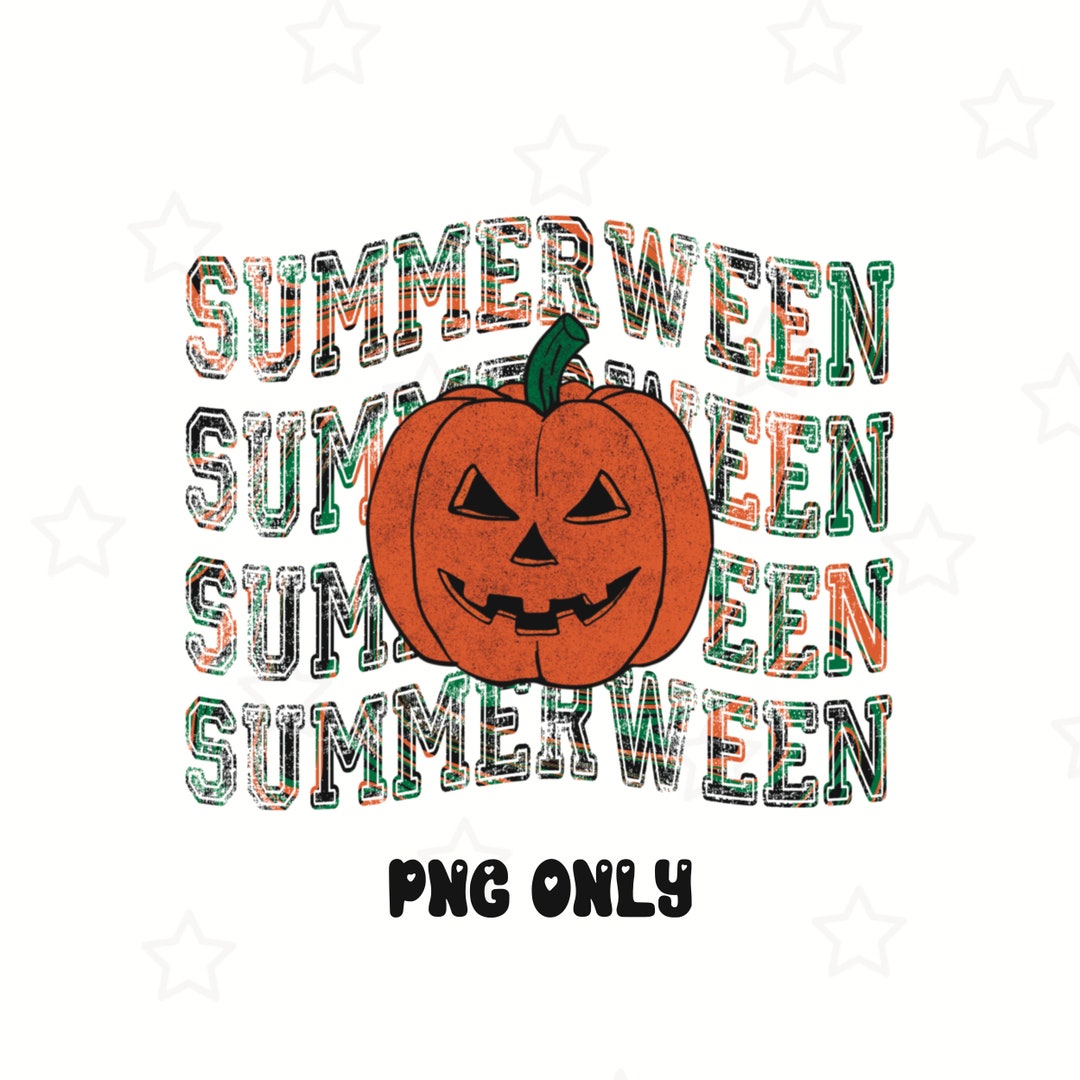 Summerween Png, Pumpkin Design, Halloween Png - Etsy