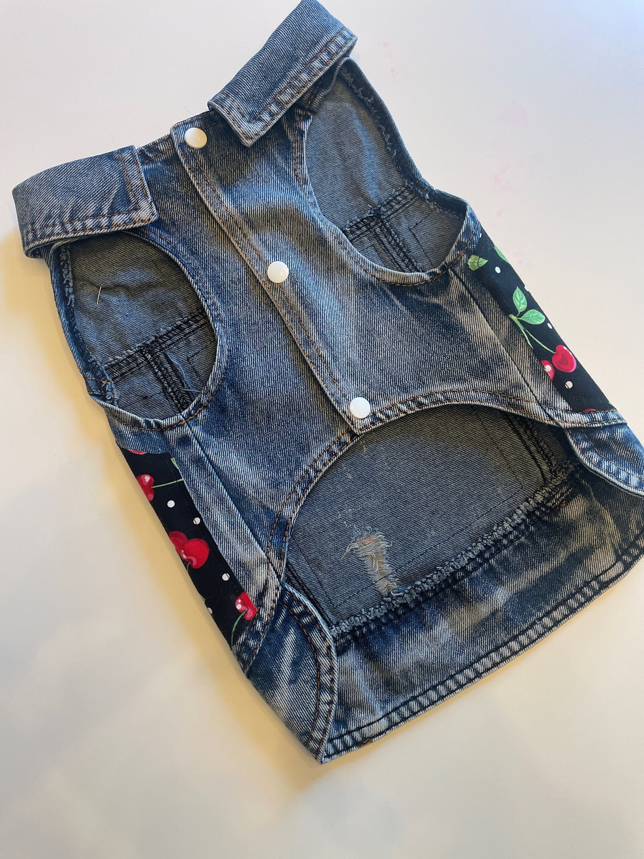 XL Punk Rock Dog Vest Feat. Handmade Social Distortion and Green Day ...