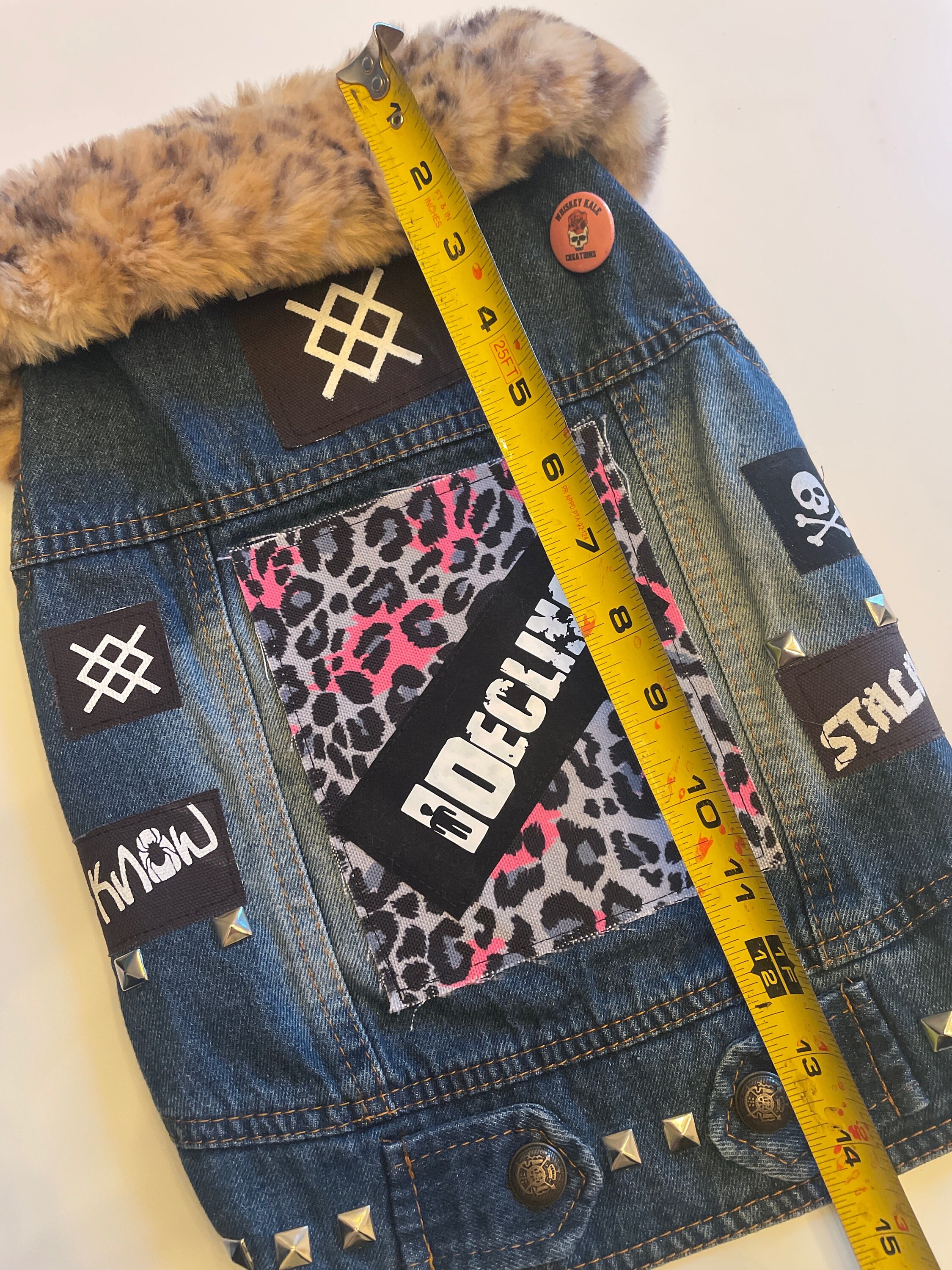 XXL Punk Rock Dog Jacket/battle Vest Feat. Idecline, Nardcore, Dr Know ...