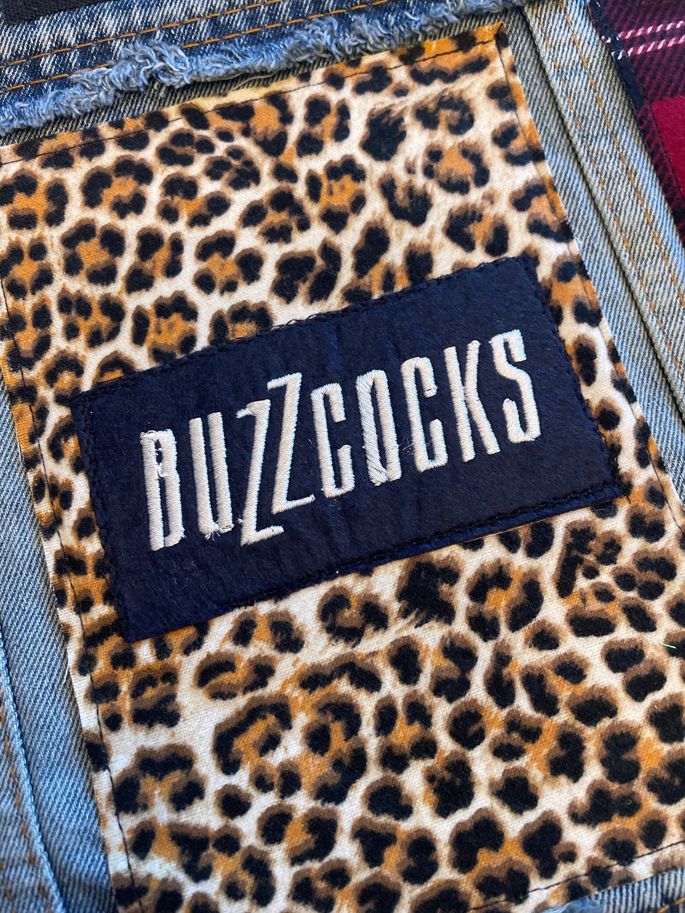 XXL Punk Rock Dog Jacket/battle Vest Feat. Embroidered Buzzcocks ...