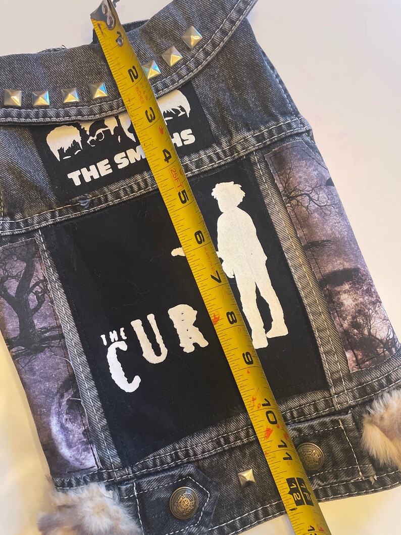 Large Punk Rock Dog Jacket/battle Vest Featuring the Cure and the ...