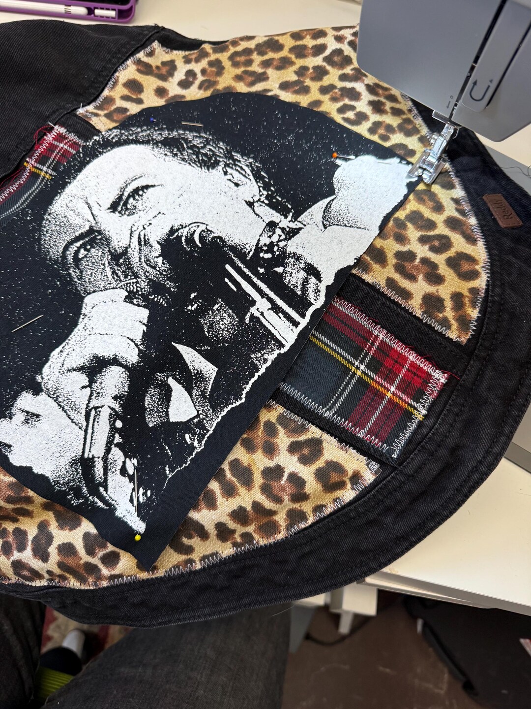 XL (large Breed) Punk Rock Vest Feat. Fear, Exploited, Crass and Bad ...