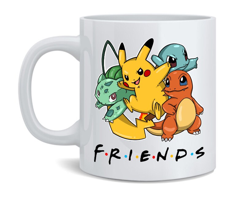 Pokemon FRIENDS PNG Sublimation, Pokemon Cartoon, Friends, Animation ...