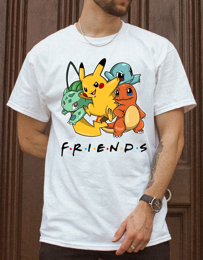 Pokemon FRIENDS PNG Sublimation, Pokemon Cartoon, Friends, Animation ...