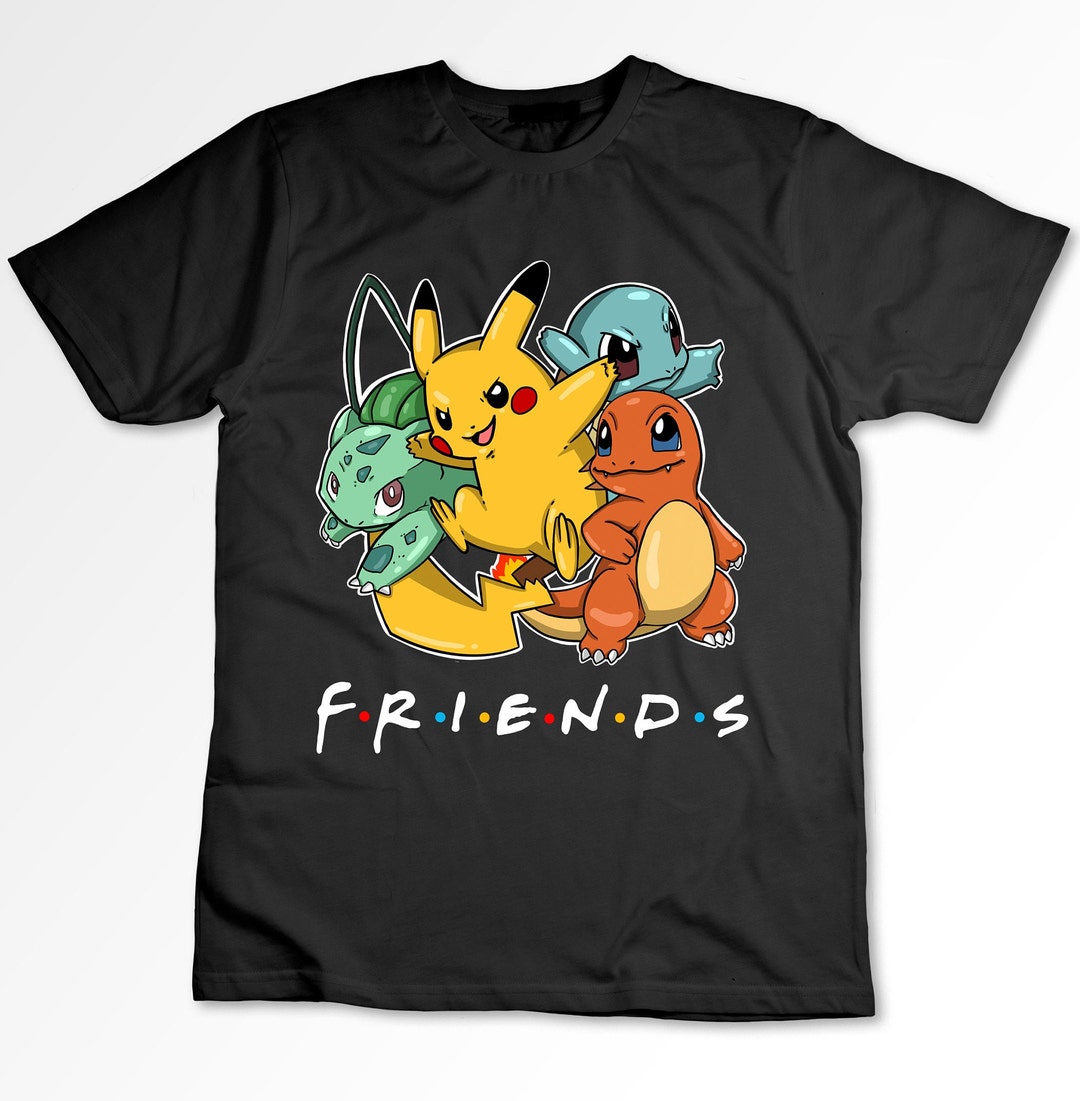 Pokemon FRIENDS PNG Sublimation, Pokemon Cartoon, Friends, Animation ...