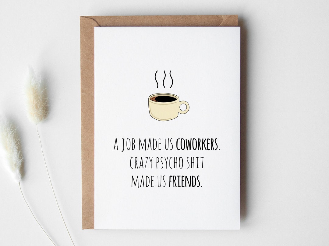 Coworker Greeting Card PRINTABLE DOWNLOAD, Colleague Birthday Gift - Etsy
