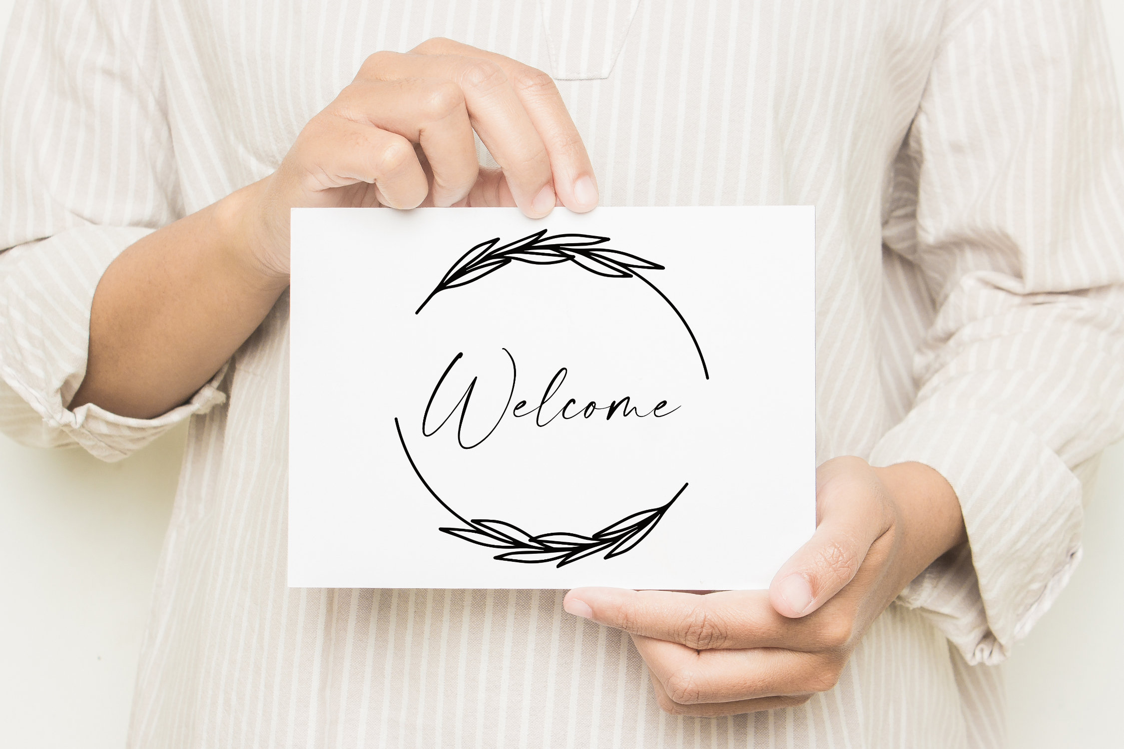 Welcome Greeting Card PRINTABLE, DOWNLOADABLE - Etsy