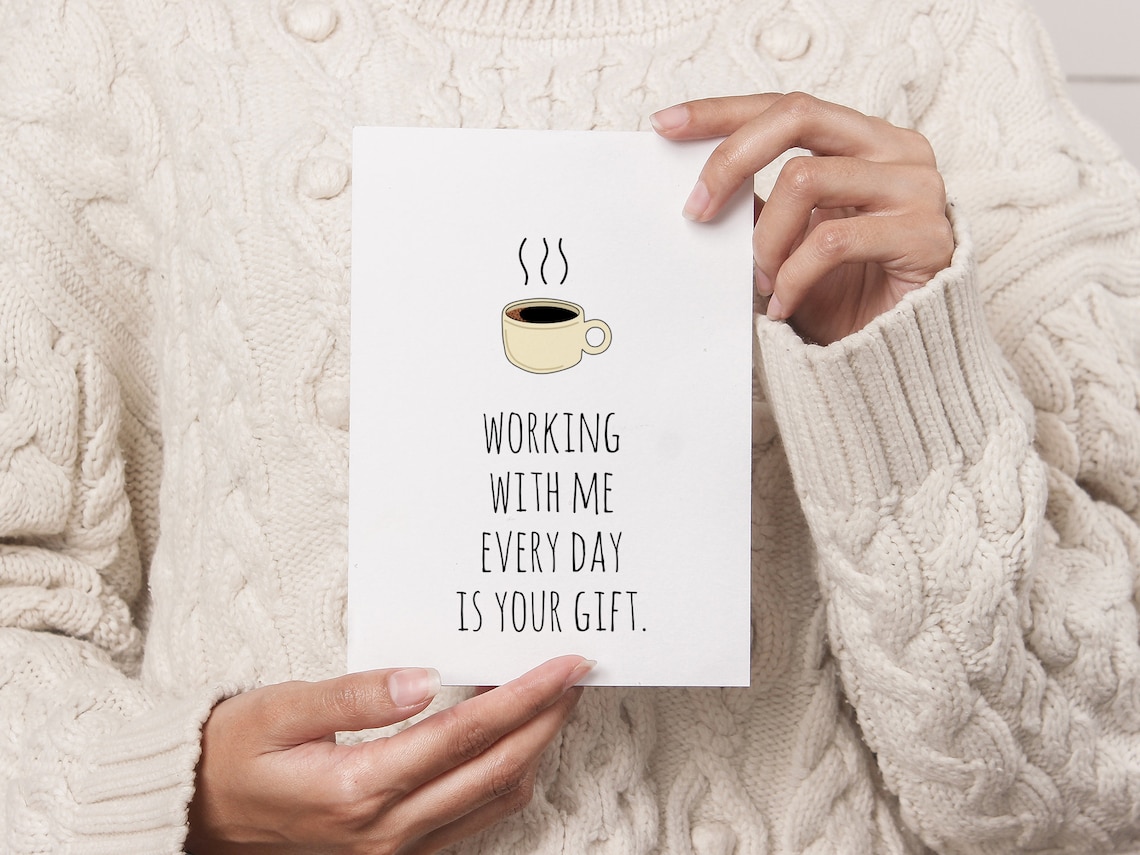 Coworker Greeting Card PRINTABLE DOWNLOADABLE - Etsy