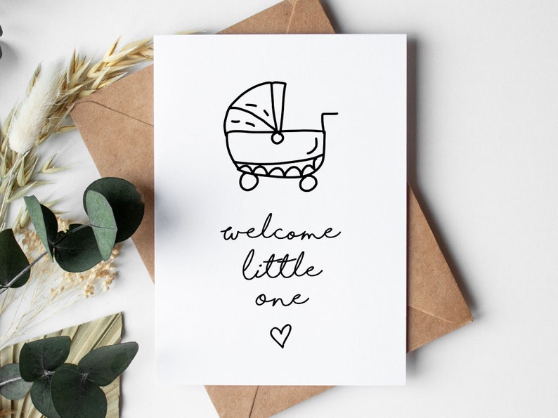 New Baby Card PRINTABLE DOWNLOAD - Etsy