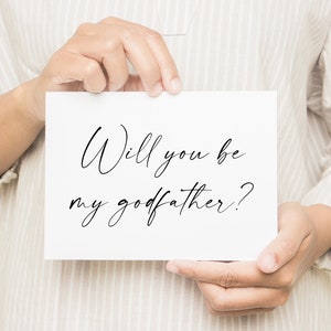 Godfather Proposal Card PRINTABLE DOWNLOAD - Etsy