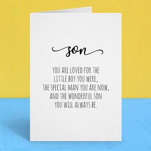 Sons Birthday Card INSTANT DOWNLOAD Printable - Etsy