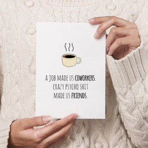 Coworker Greeting Card PRINTABLE DOWNLOAD, Colleague Birthday Gift - Etsy