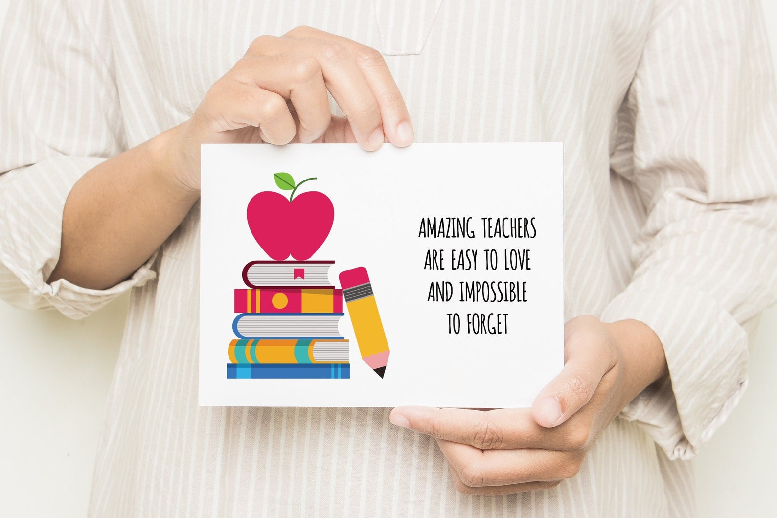 Teacher Appreciation Card DOWNLOADABLE, PRINTABLE - Etsy