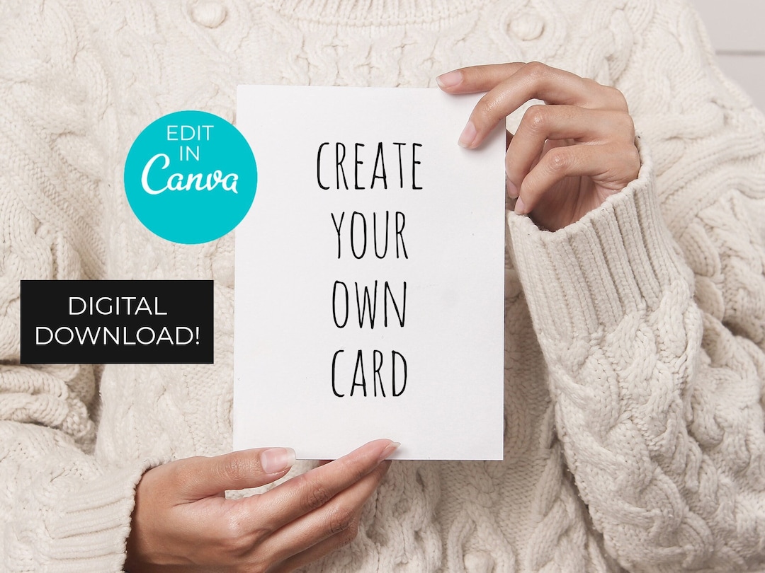 Custom Birthday Card DIGITAL DOWNLOAD, Personalized Anniversary Card ...