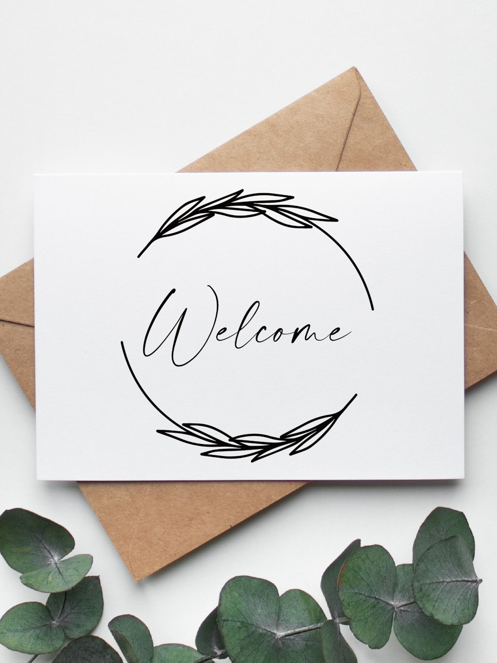 Welcome Greeting Card PRINTABLE, DOWNLOADABLE - Etsy