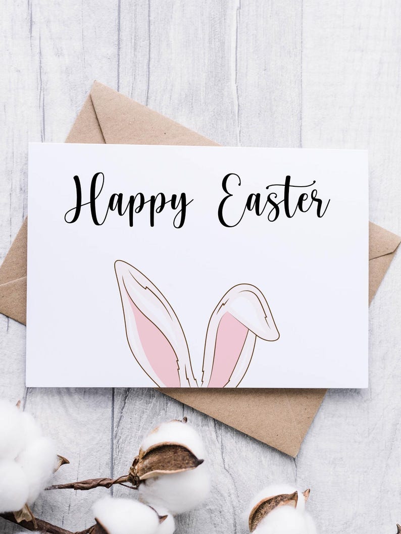 Easter Cards PRINTABLE DOWNLOADABLE for Kids - Etsy