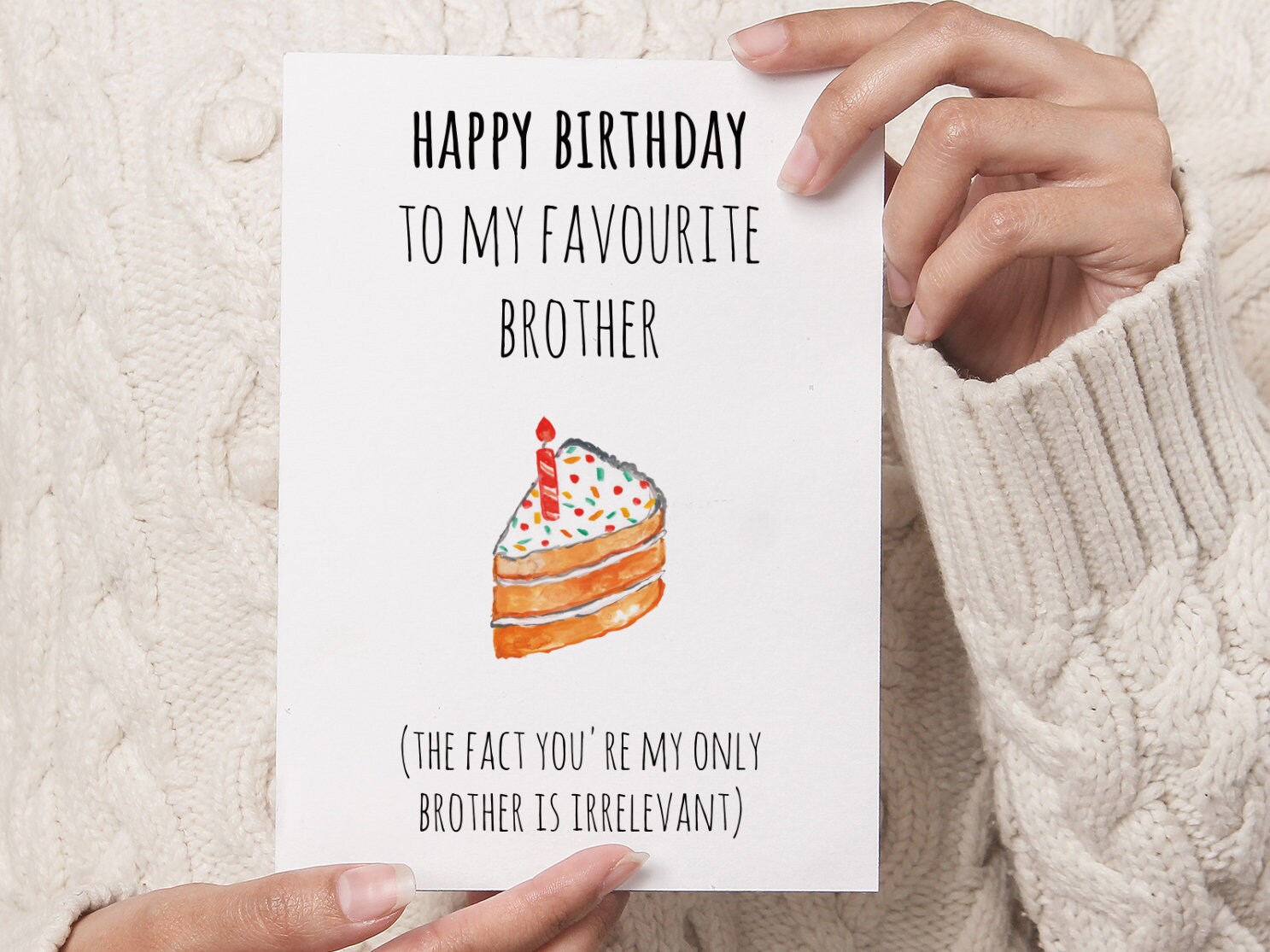 Birthday Card INSTANT DOWNLOAD for Brother - Etsy