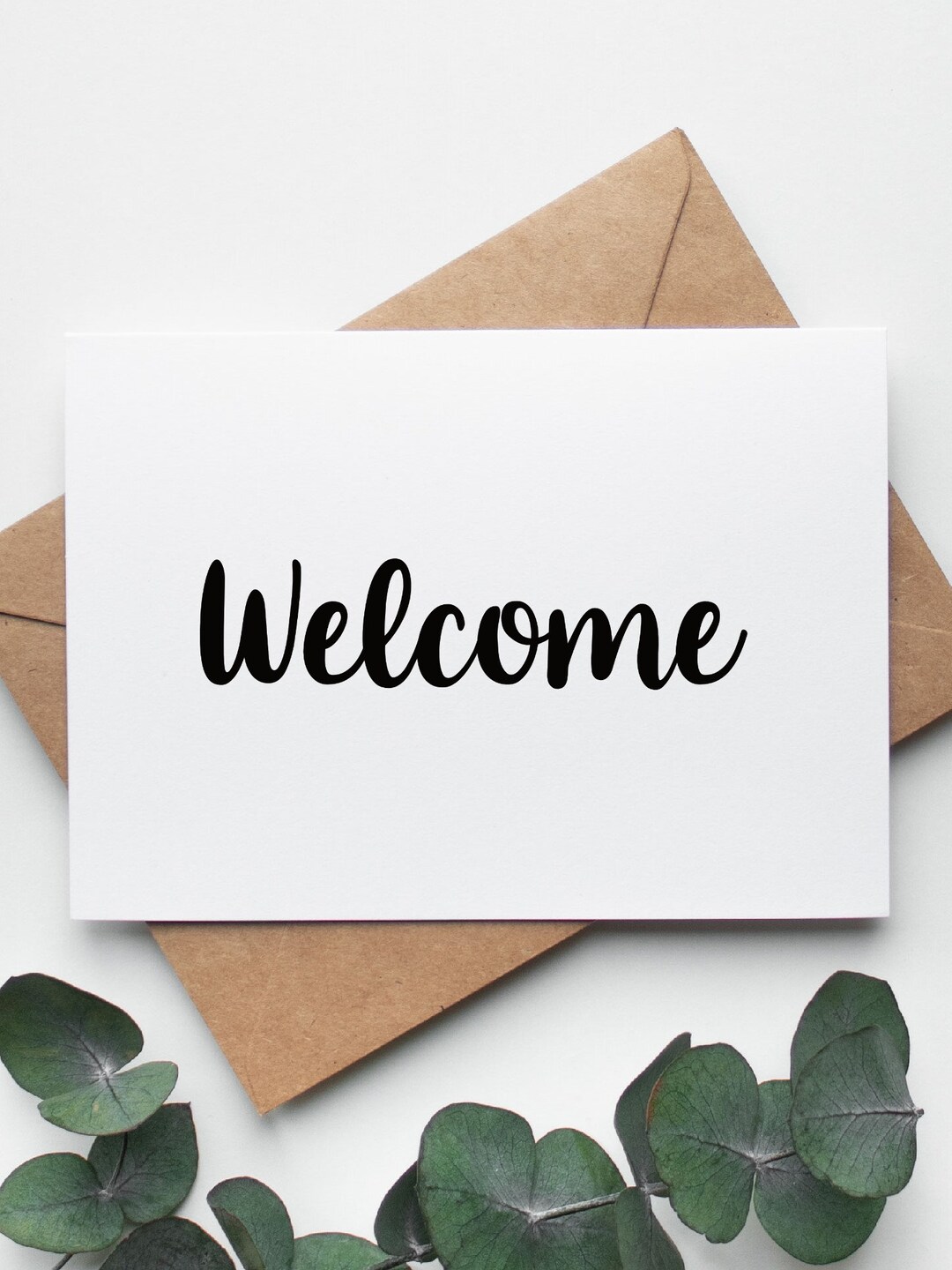 Printable Welcome Greeting Card, New Home, Employee, Guest (digital ...