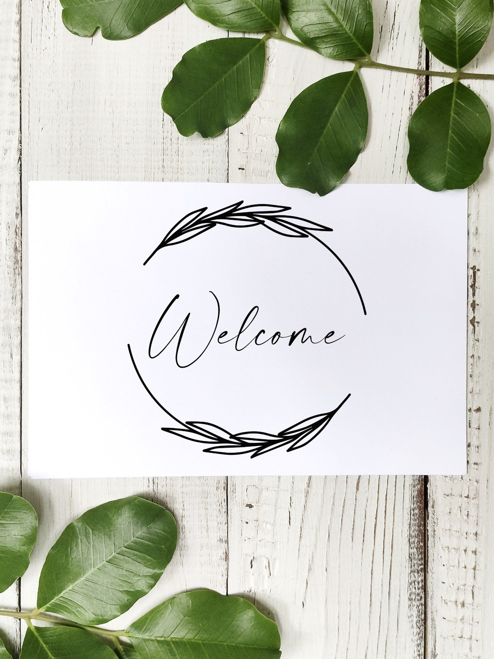 Welcome Greeting Card PRINTABLE, DOWNLOADABLE - Etsy