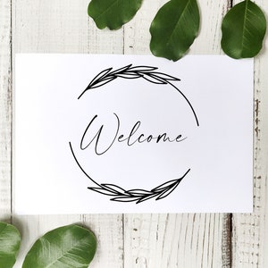 Welcome Greeting Card PRINTABLE, DOWNLOADABLE - Etsy
