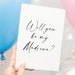 Will You Be My Madrina Greeting Card PRINTABLE DOWNLOAD, Godmother Card ...