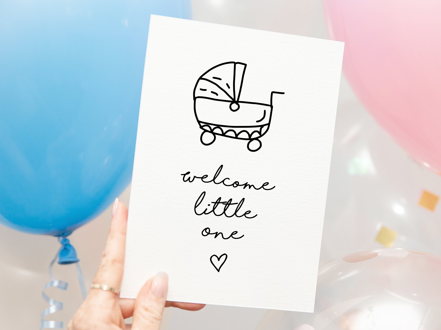 New Baby Card PRINTABLE DOWNLOAD - Etsy