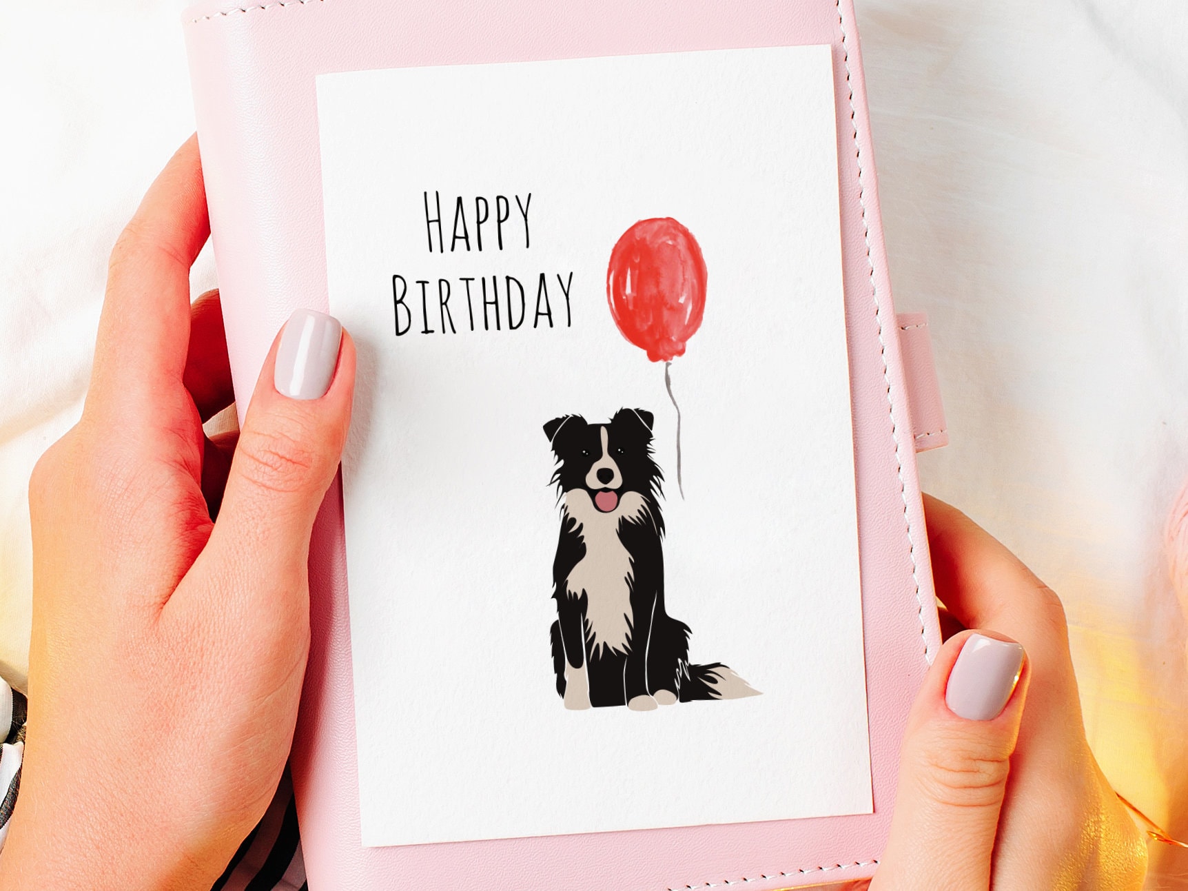 Border Collie Gifts, Birthday Cards PRINTABLE DOWNLOAD - Etsy