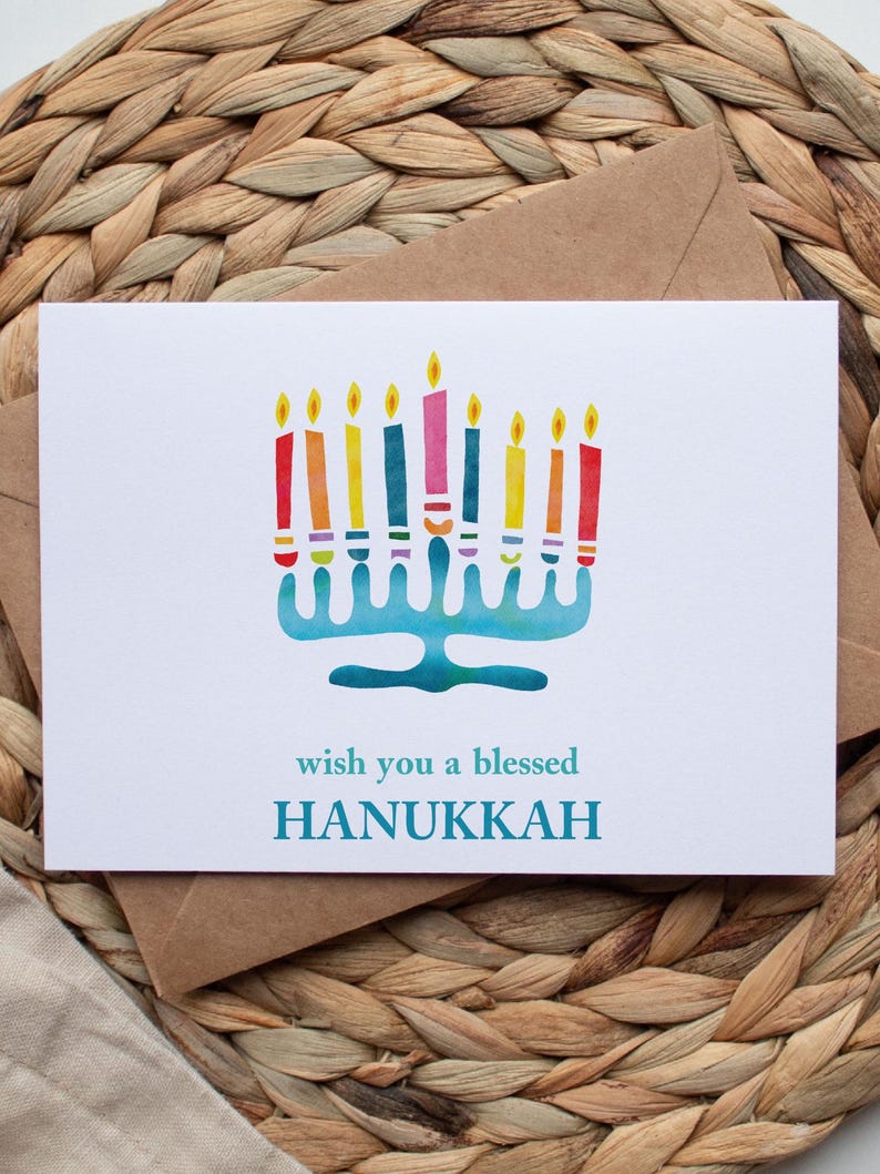 Hanukkah Cards DOWNLOADABLE, Printable - Etsy